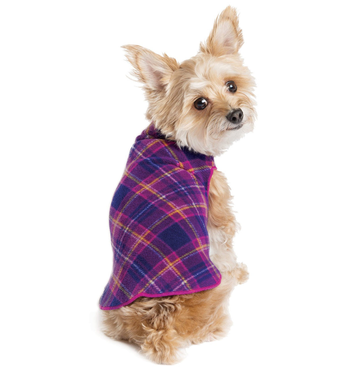Goldpaw Fleece Mulberry Plaid - Sandpoint, ID - ShakaPaw Pet Market